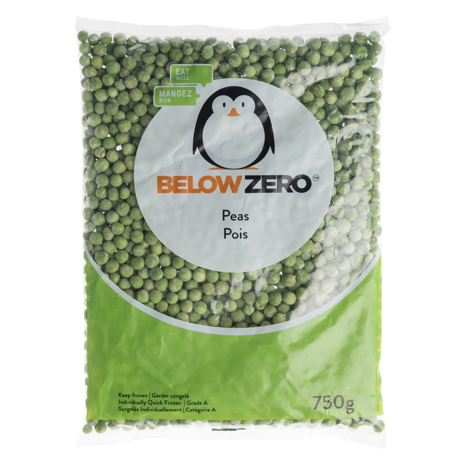 Peas | Below Zero - Frozen fruits & vegetables